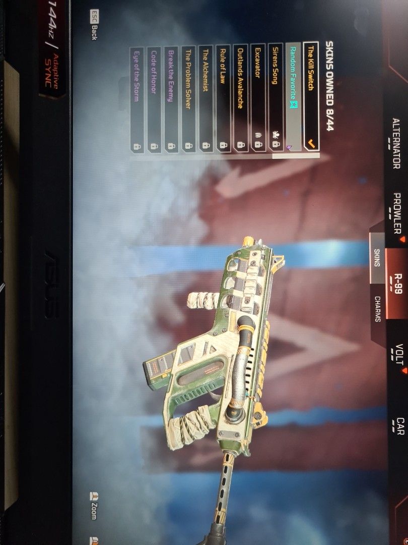 Apex legends Valkyrie heirloom, pk skin, r99 pay to win skins, Video Gaming, Video Games, Others ...