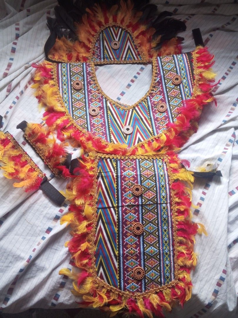 Ati Atihan Costume Set Mens Fashion Tops And Sets Sets And Coordinates On Carousell
