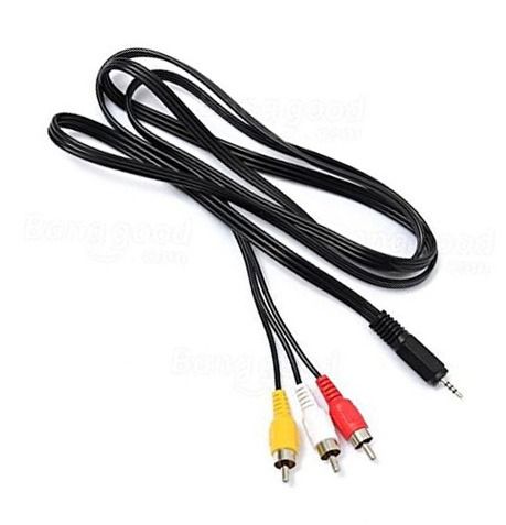 Audio Video Av Cable 2.5mm straight Plug To 3 Rca Male for Digital ...