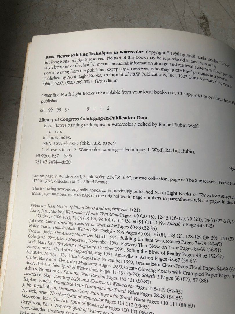 Basic Flower Painting Techniques in Watercolor by Rachel Rubin Wolf ...