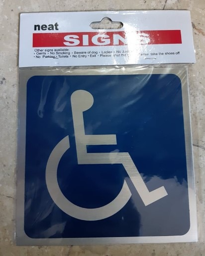 Bathroom Signage Male / Female / PWD Wheelchair Comfort Room Sign ...