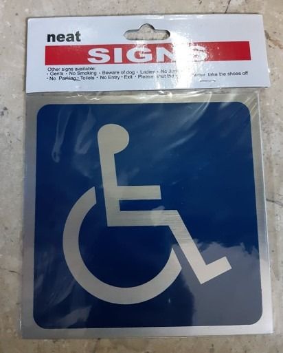 Bathroom Signage Male / Female / PWD Wheelchair Comfort Room Sign ...