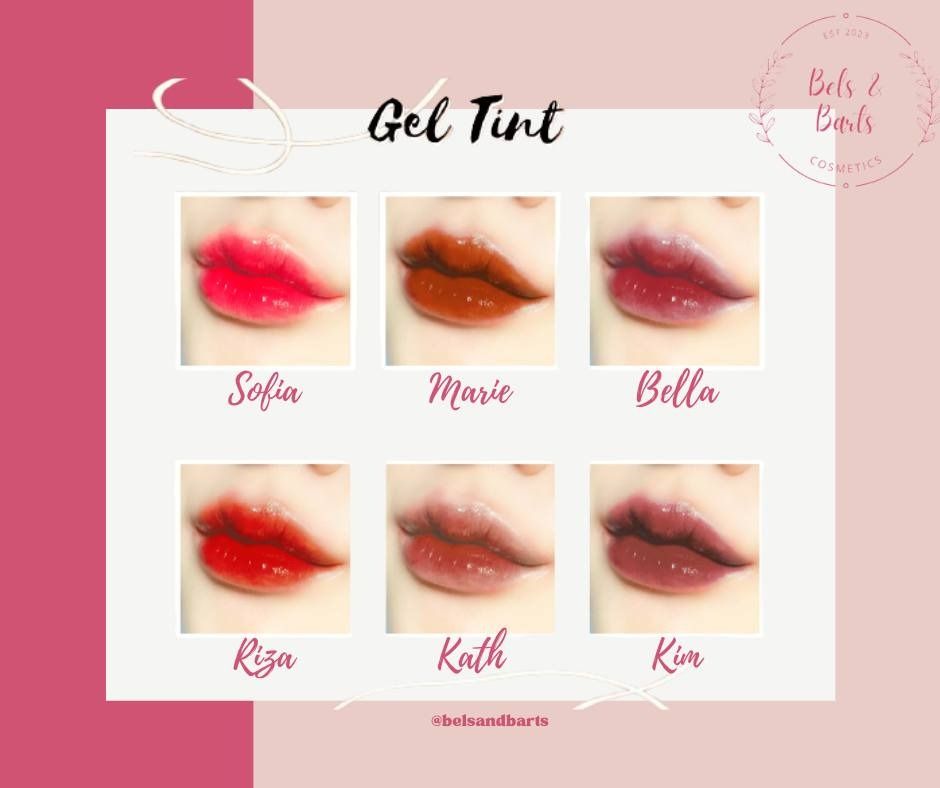 Lip and Cheek Gel Tint | Lip Tint Cheek Tint Color Lip Tint Smudge ...