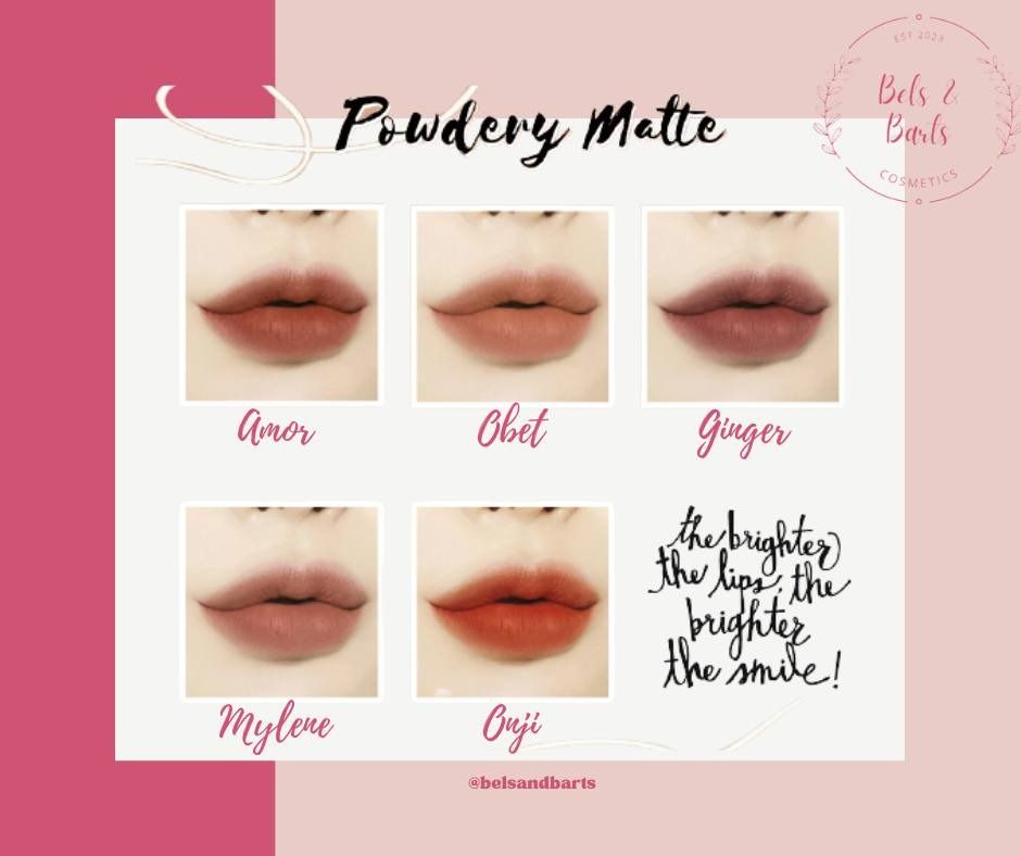 Bels & Barts Powdery Matte Liquid Lip, Beauty & Personal Care, Face ...