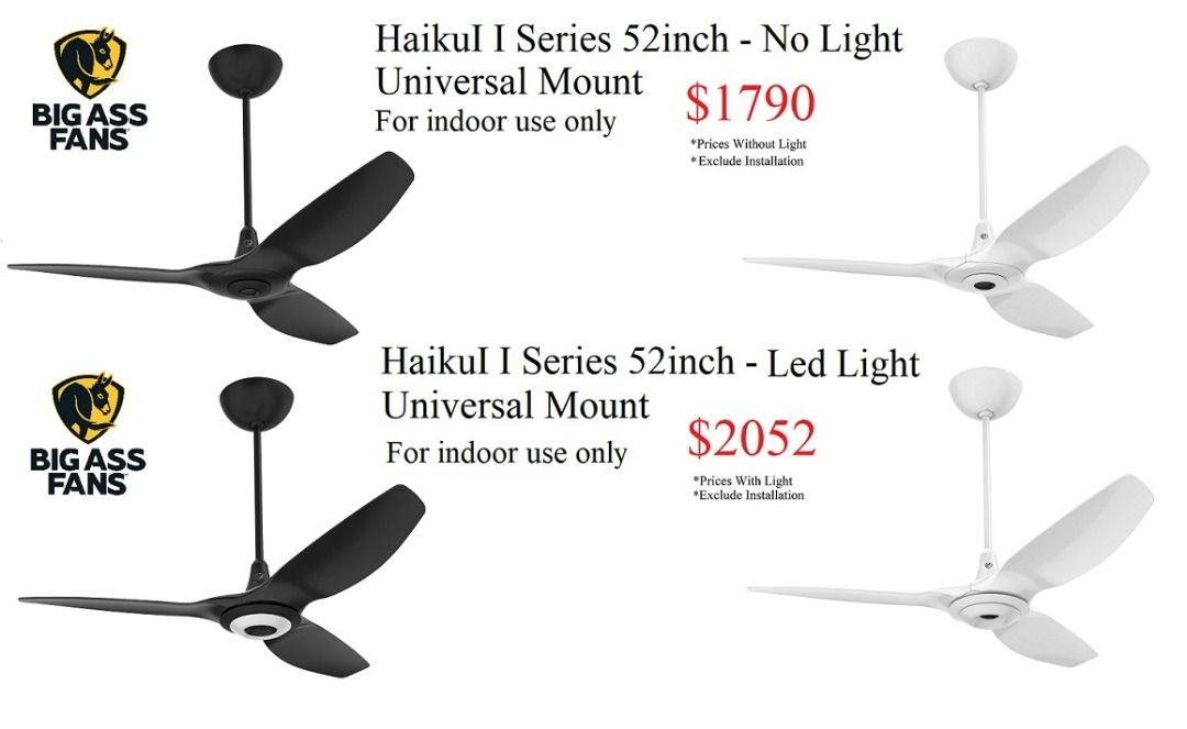 BigAss Fan/Haiku L Series/Haiku I Series/Haiku H Series/Ceiling Fan ...