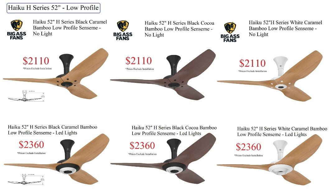 BigAss Fan/Haiku L Series/Haiku I Series/Haiku H Series/Ceiling Fan ...
