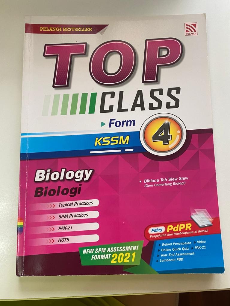 Biology Form 4 (Top Class) / Pelangi / Biology Exercise Books, Hobbies ...