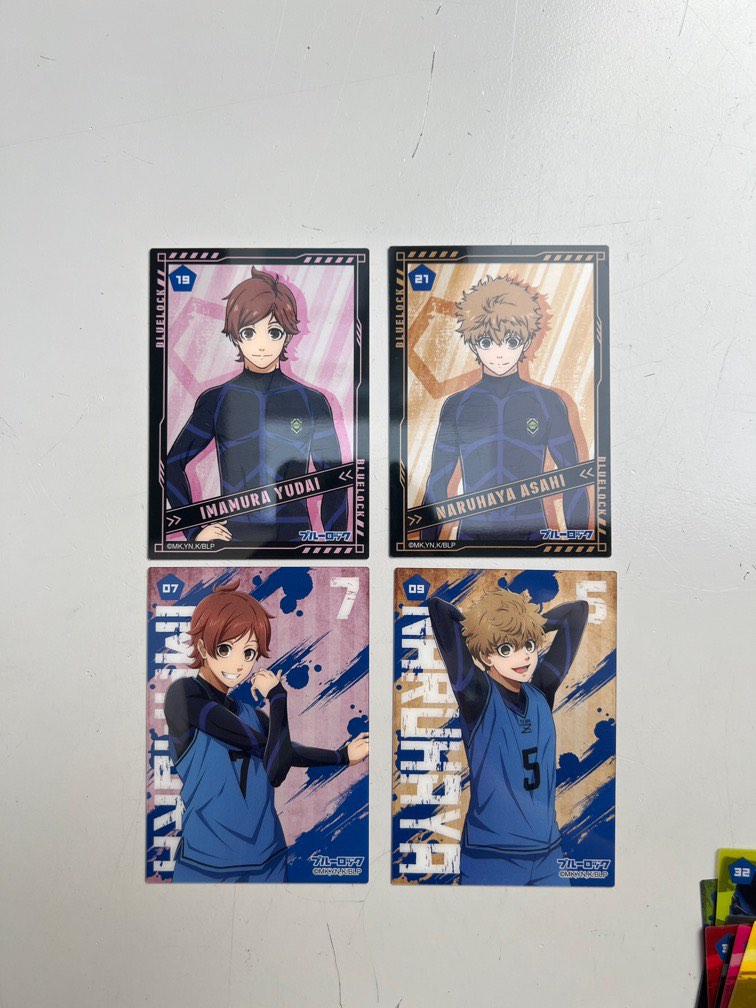 set 出 Blue lock clear card, 興趣及遊戲, 玩具 & 遊戲類 - Carousell