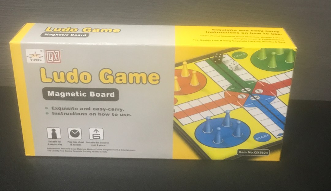 Ludo Magnetic Board Game, Hobbies & Toys, Toys & Games on Carousell