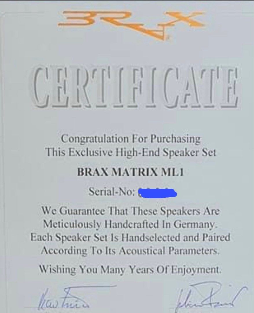 Brax ML6P woofer Germany Handmade handcrafted speaker, Car Accessories ...