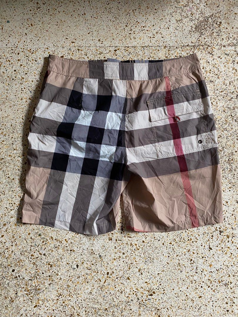 Burberry Breton Check Drawcord Boardshort, Men's Fashion, Bottoms, Swim Trunks & Board Shorts on ...