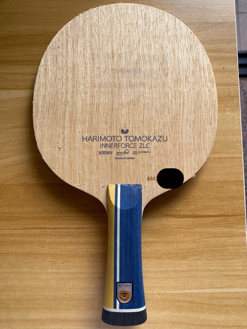 Butterfly Tomokazu Harimoto ZLC blade, Sports Equipment, Sports & Games ...