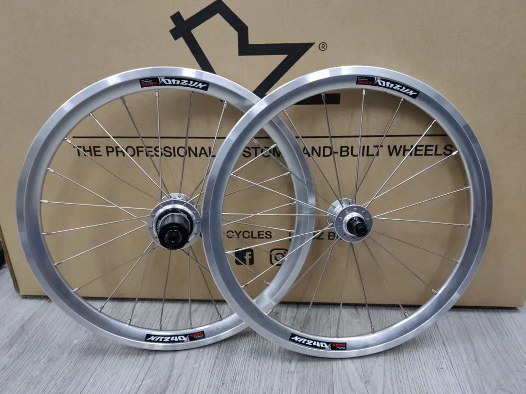 BZ Custom Hand-built Wheels with Ridea/hubsmith hub for Birdy Classic ...