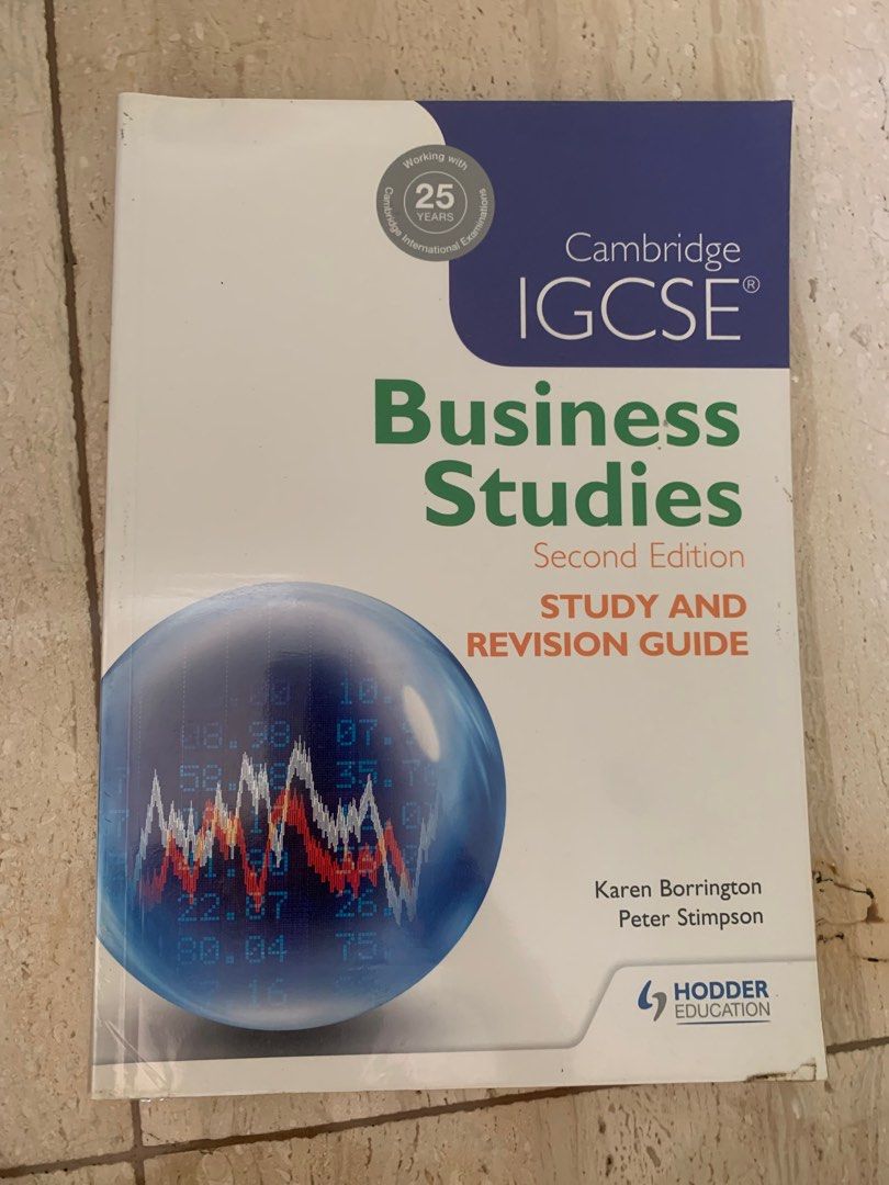 Cambridge IGCSE Business Studies Study and Revision Guide, Buku & Alat Tulis, Buku di Carousell