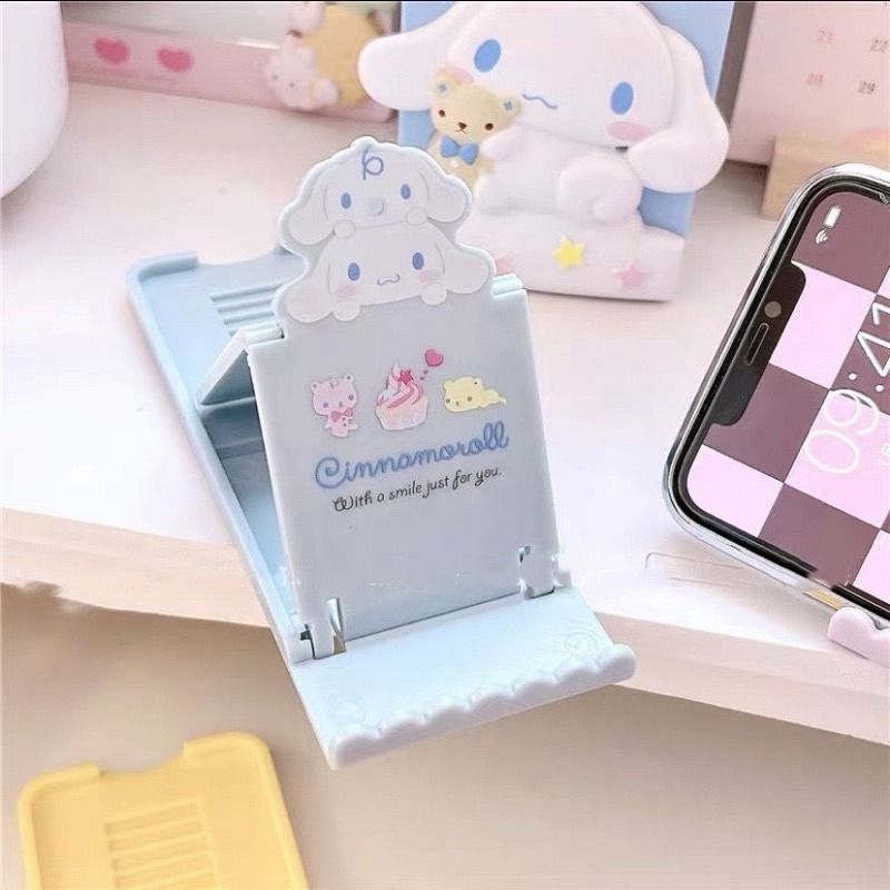 Cartoon Kuromi Cinnamoroll My Melody Pom Pom Purin Mobile Phone Holder ...