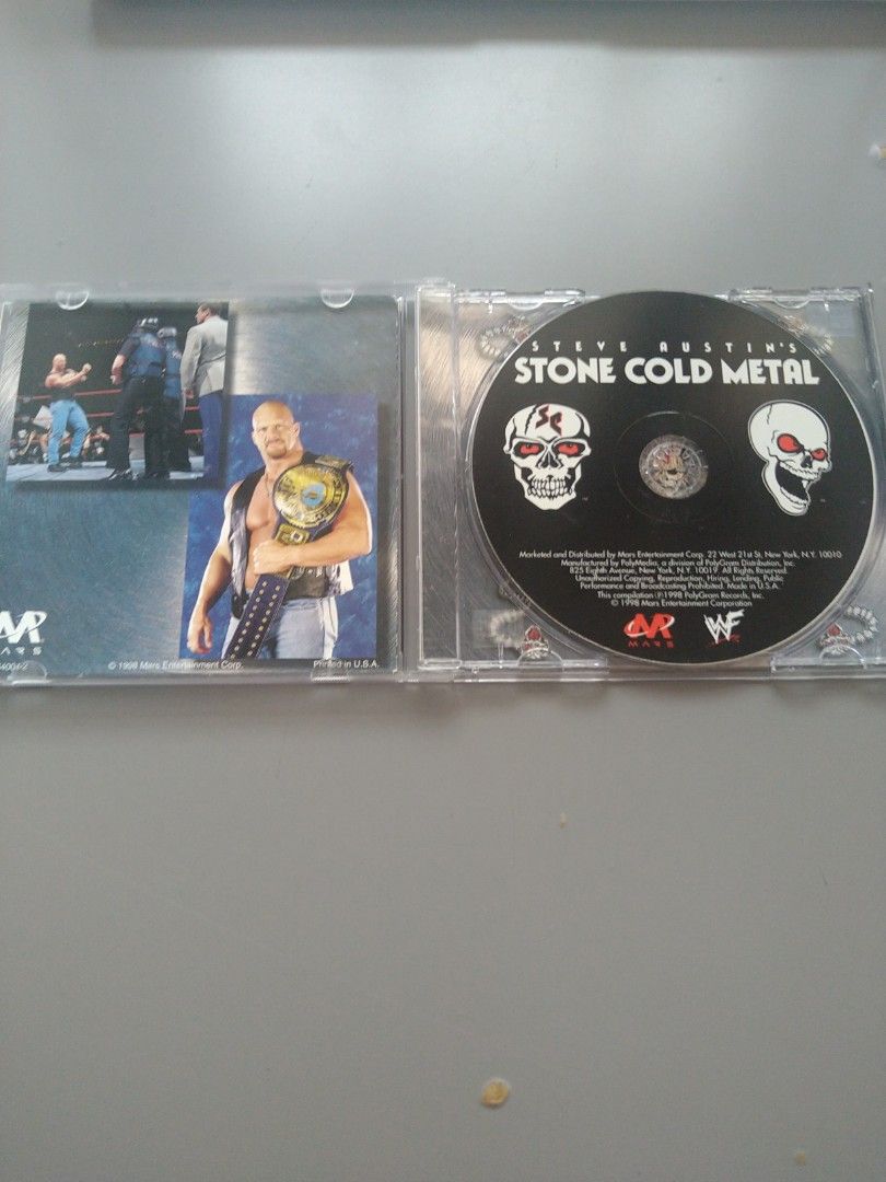 CD Steve Austin's Stone Cold Metal, Hobbies & Toys, Music & Media, CDs ...