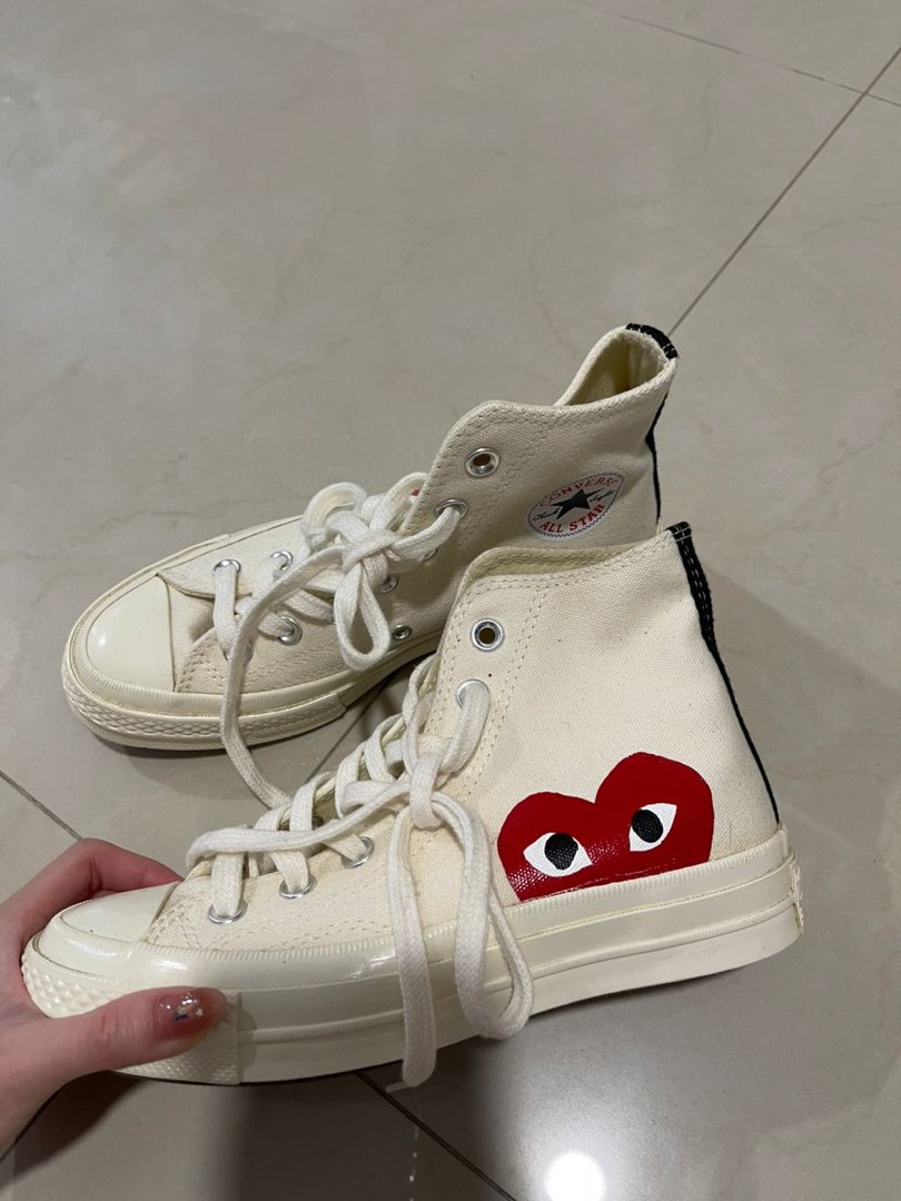 CDG x Converse, Women's Fashion, Footwear, Sneakers on Carousell