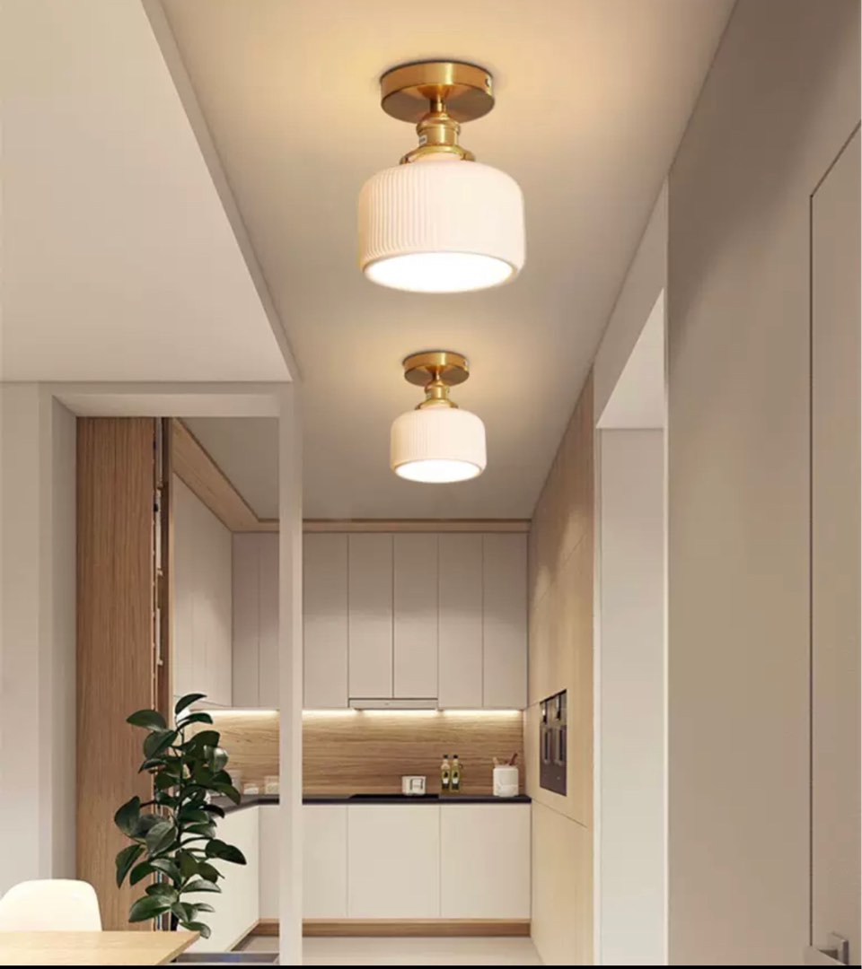 Ceiling lights x2, Furniture & Home Living, Lighting & Fans, Lighting ...