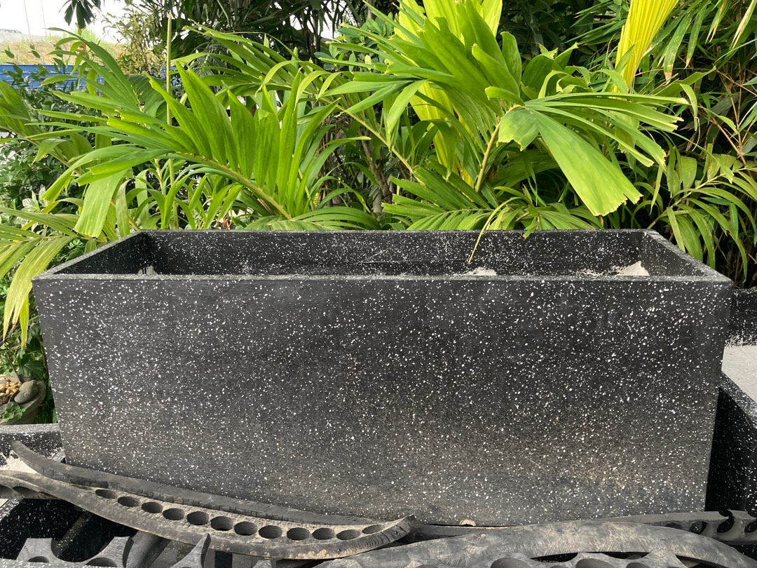 Cement rectangle pots, Furniture & Home Living, Gardening, Pots ...