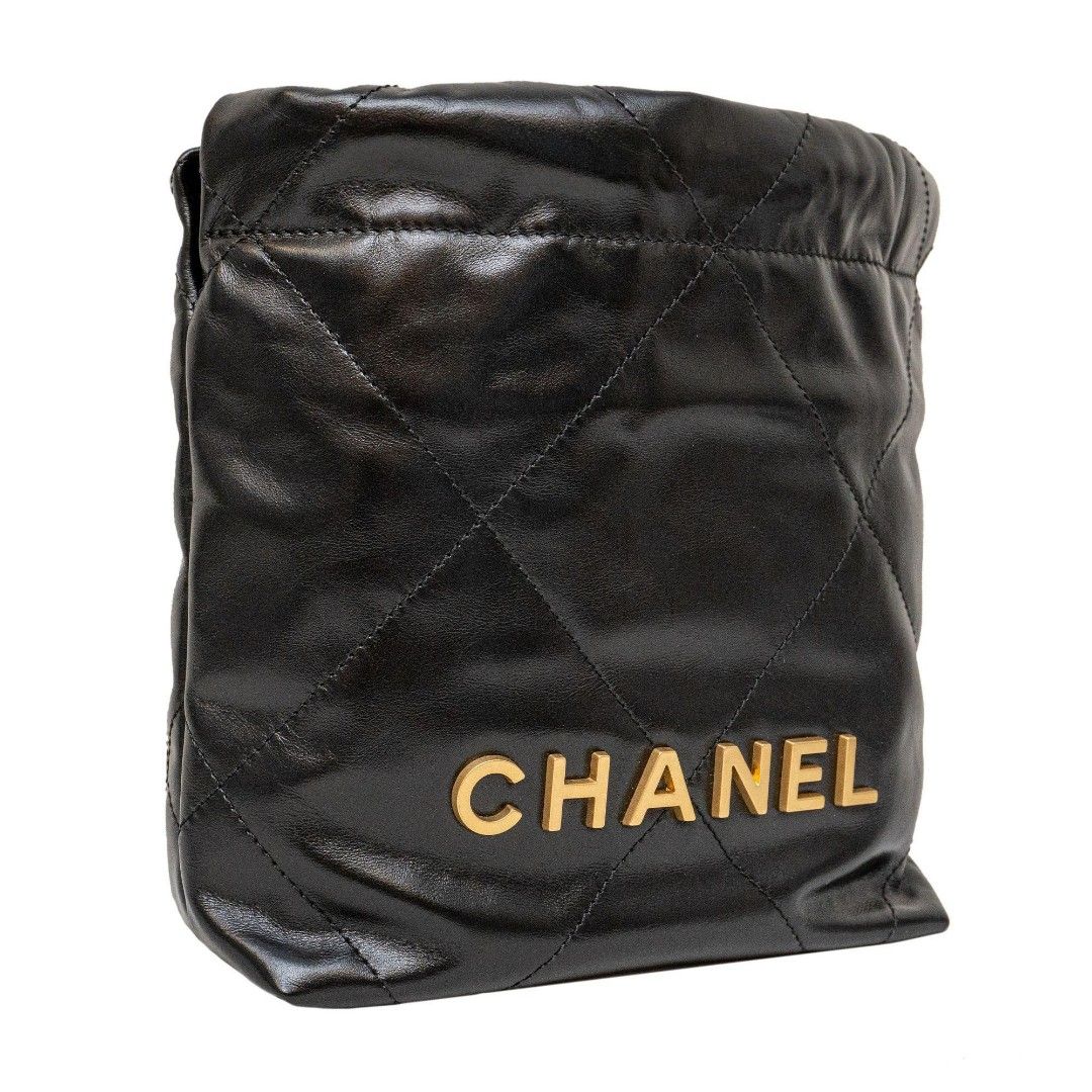 Chanel 22 Mini Black with GHW, Women's Fashion, Bags & Wallets, Cross ...