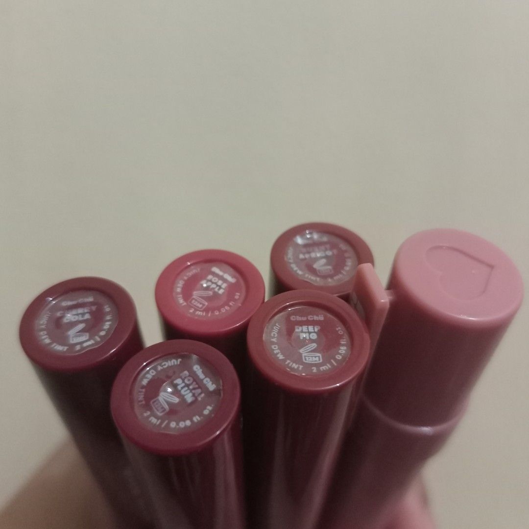 CHU CHU BEAUTY BUNDLE SET LIP GLOSS STAIN LIP STACK, Beauty & Personal ...