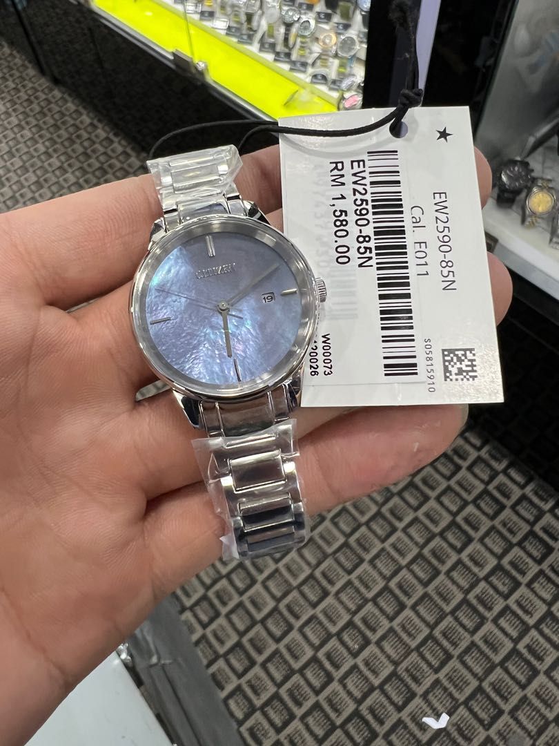 CITIZEN ECO DRIVE SOLAR LADIES MOTHER OF PEARL, Women's Fashion ...
