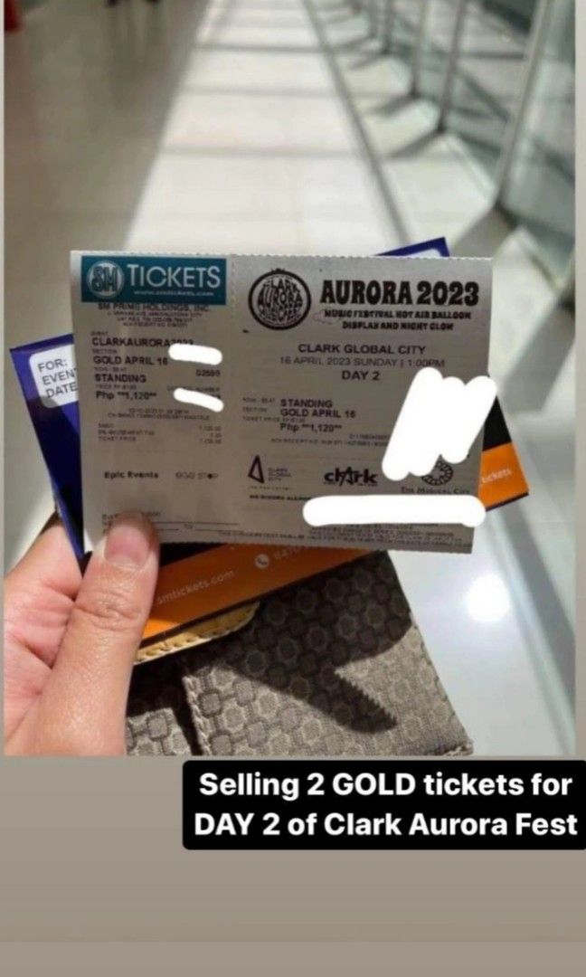 Clark Aurora Music Fest, Tickets & Vouchers, Event Tickets on Carousell