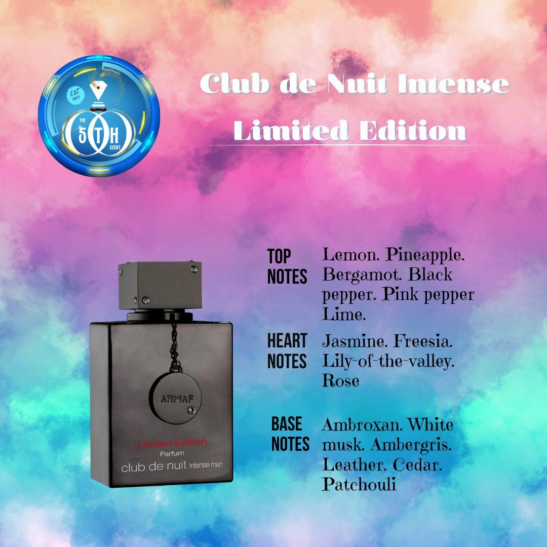 Club de Nuit Intense Man LIMITED EDITION Parfum (95% Aventus Clone ...