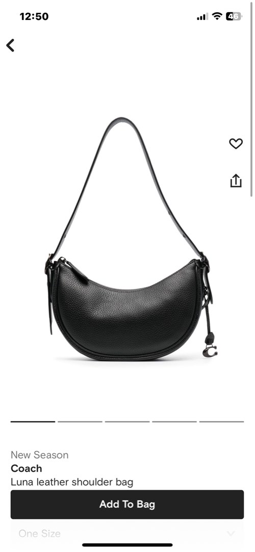 Coach Luna, Women's Fashion, Bags & Wallets, Shoulder Bags on Carousell