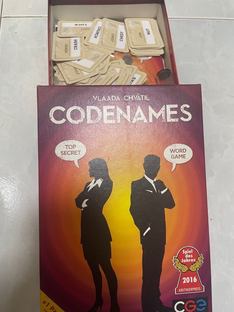 Codenamed board game, Hobbies & Toys, Toys & Games on Carousell