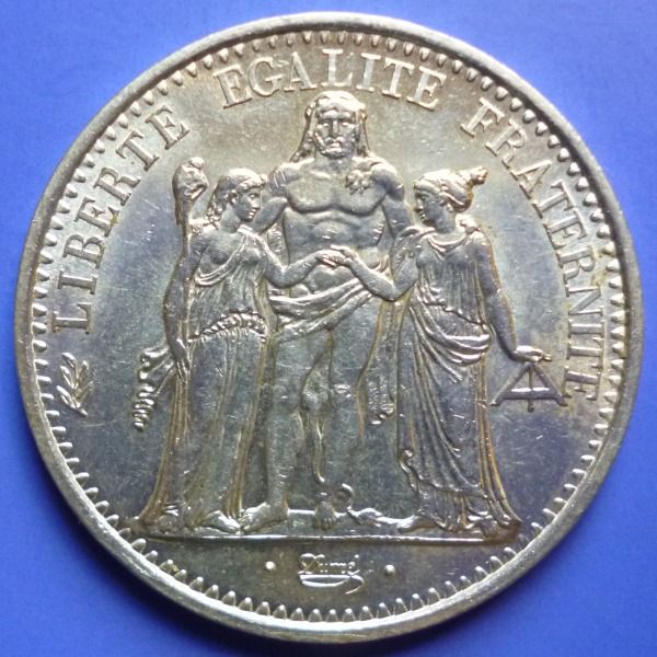 Coin France French Francaise 10 Francs 1968 km 932 Silver 0.7234 oz ...