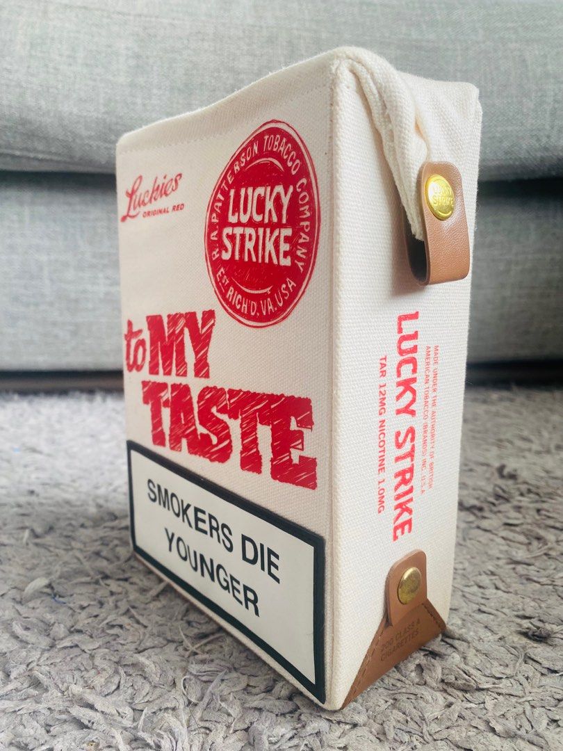 Collectable Lucky Strike Denim Box Tin, Hobbies & Toys, Memorabilia ...