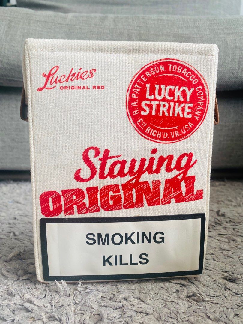 Collectable Lucky Strike Denim Box Tin, Hobbies & Toys, Memorabilia ...