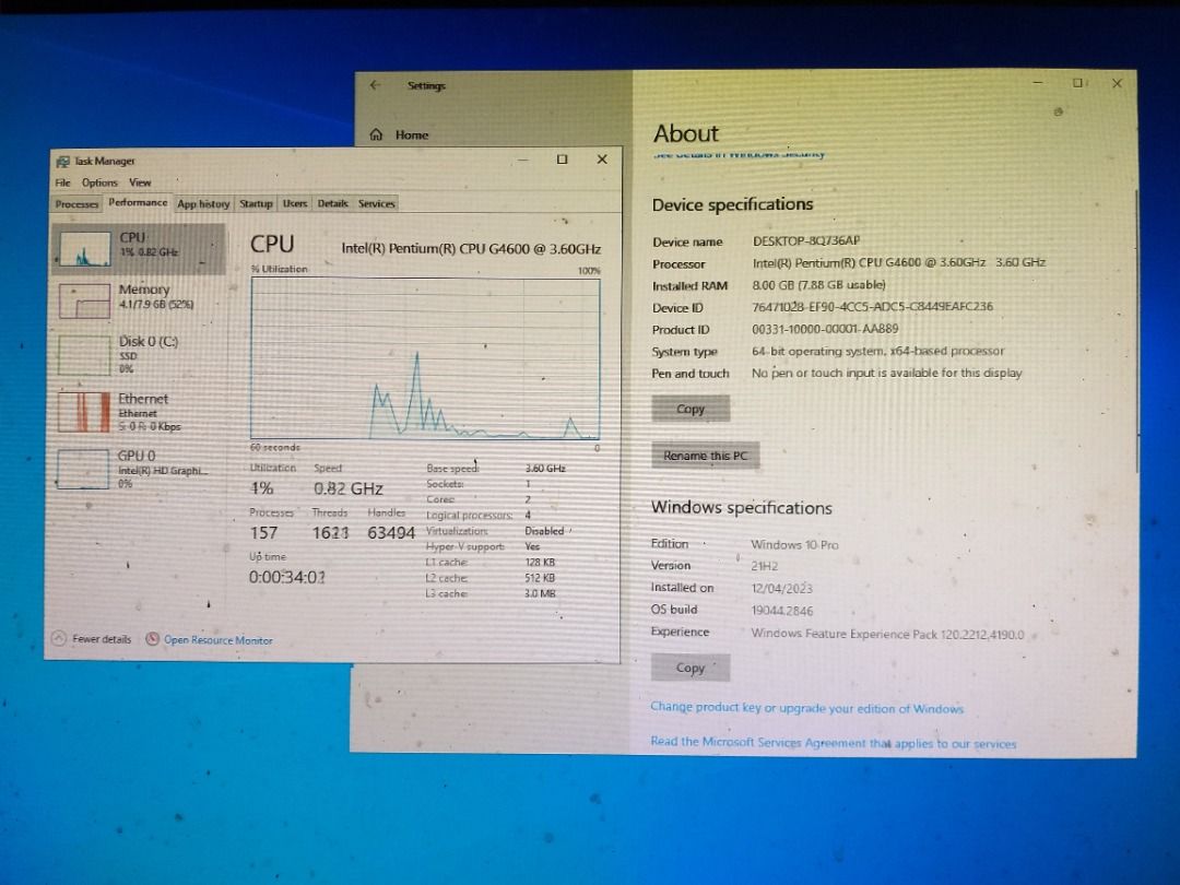 CPU 7th gen/system unit only, Computers & Tech, Desktops on Carousell
