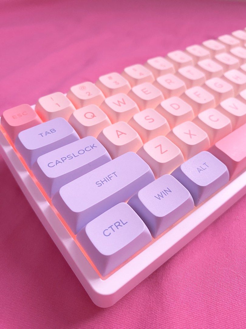 creamy modded rk68 keyboard, Computers & Tech, Parts & Accessories ...