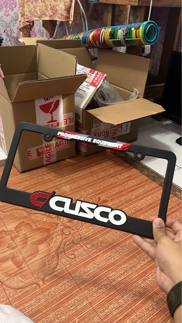 Cusco frame plate, Auto Accessories on Carousell