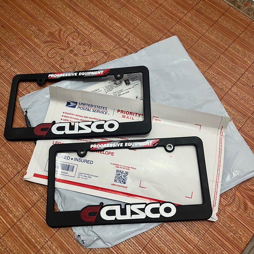 Cusco frame plate, Auto Accessories on Carousell