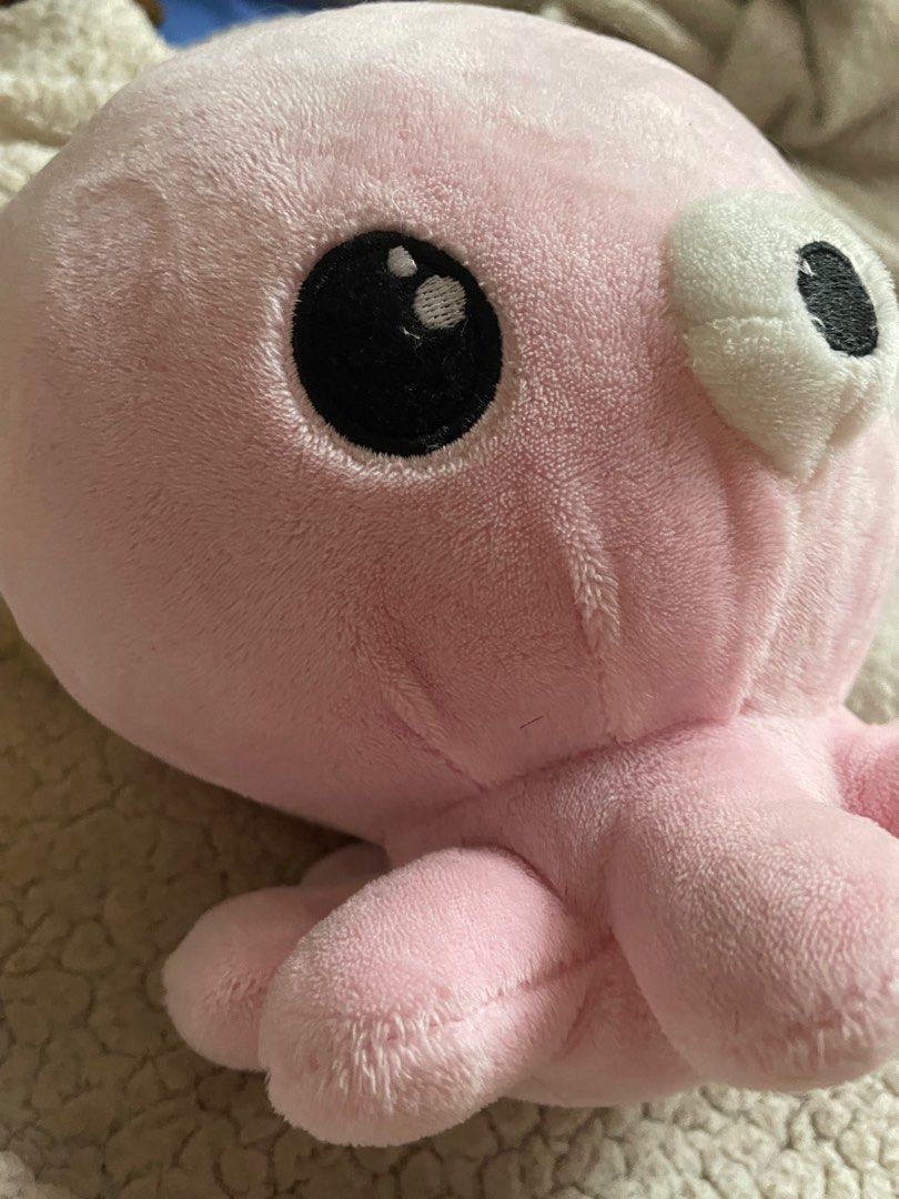 Cute Kawaii Baby Pink Octopus Stuff Toy, Hobbies & Toys, Toys & Games ...