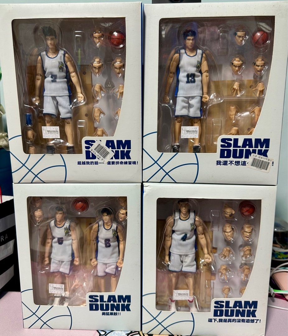 Dasin SlamDunk Ryonan Full Team (White Jersey) Shendoh, Hobbies & Toys ...