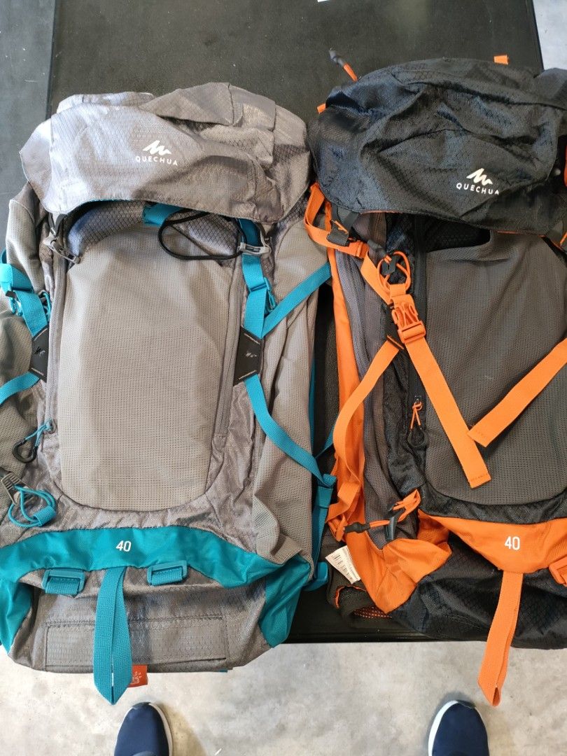 Decathlon Quechua backpack knapsack haversack 40l litres, Men's Fashion ...