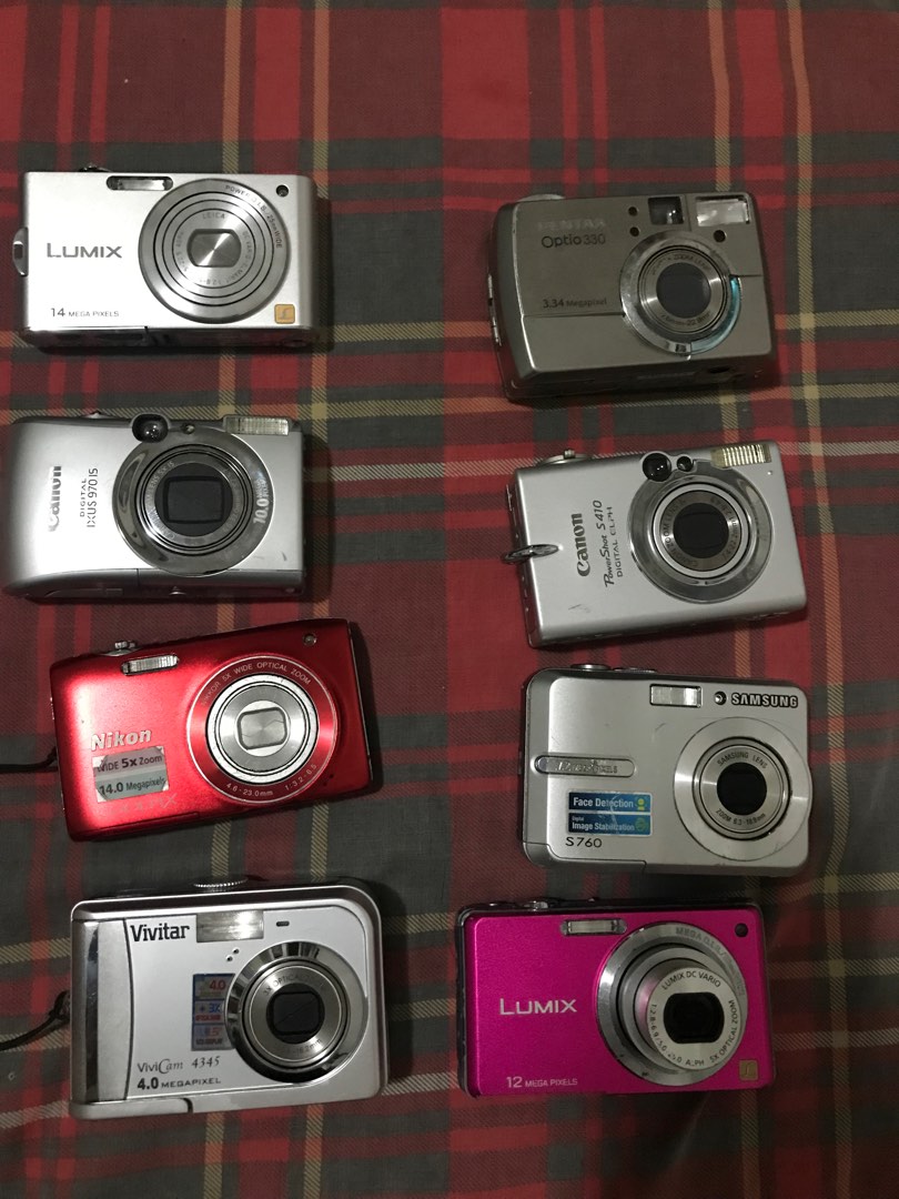 Digicam set (untested), Photography, Cameras on Carousell