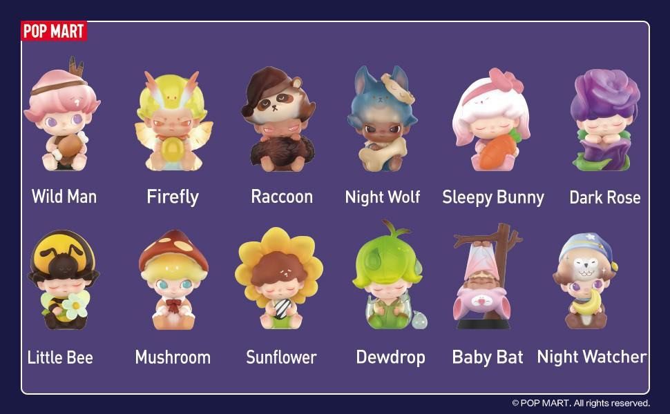 Dimoo forest night- various (swipe to see available designs), Hobbies ...