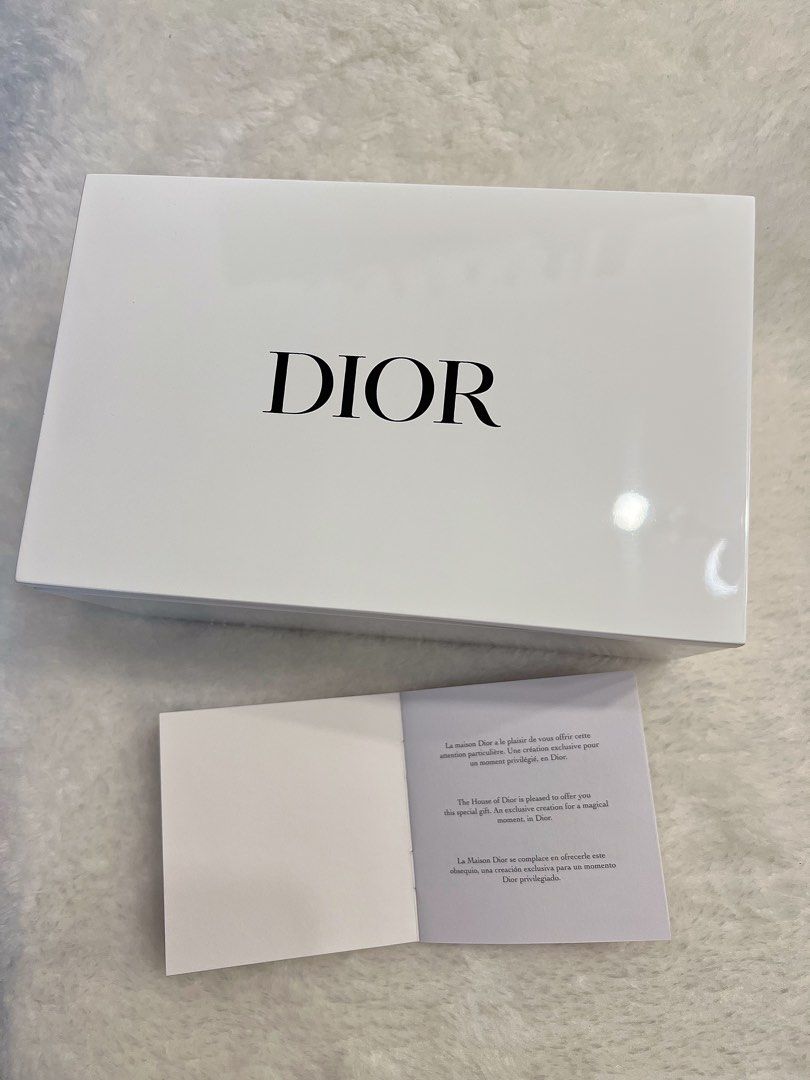 Dior beauty box with mirror + full size cleanser set, Beauty & Personal ...