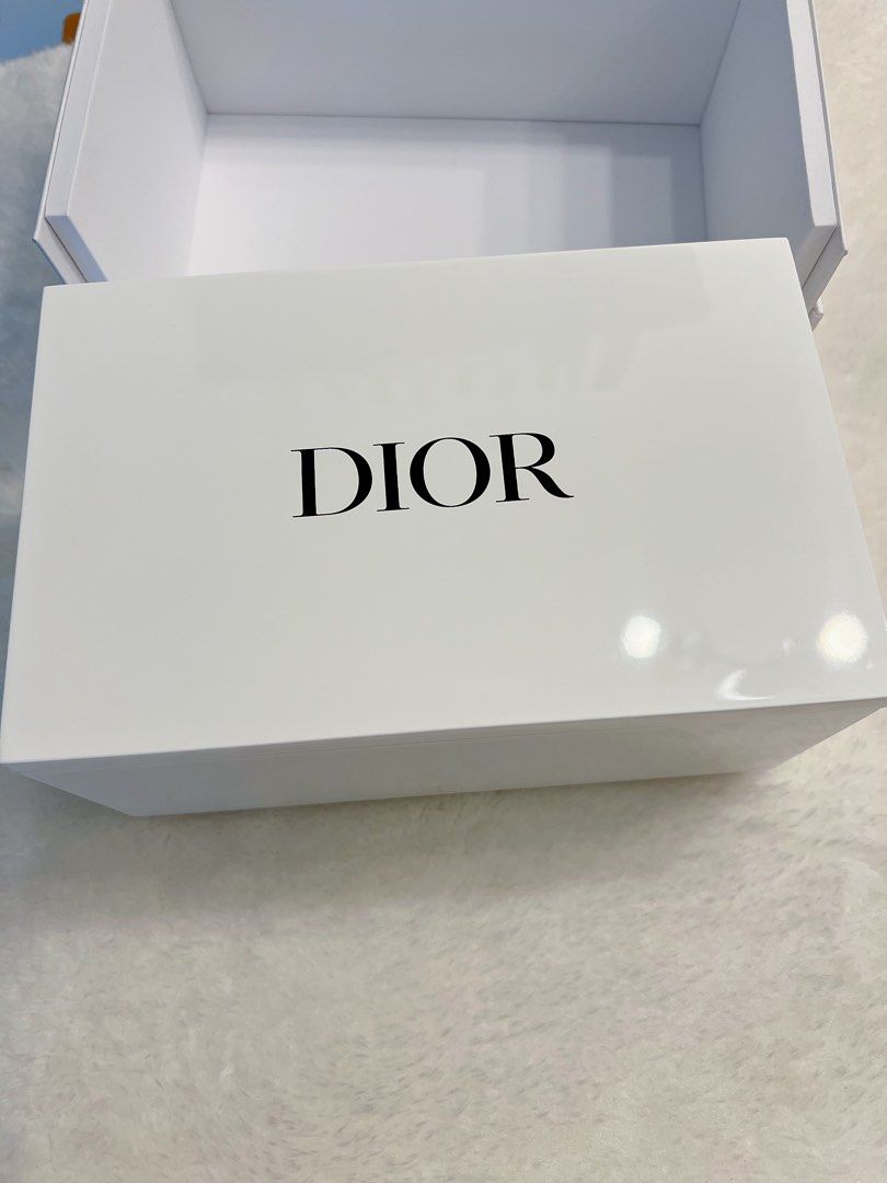 Dior beauty box with mirror + full size cleanser set, Beauty & Personal ...