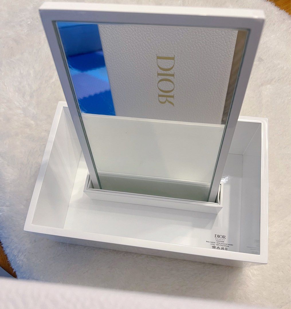 Dior beauty box with mirror + full size cleanser set, Beauty & Personal ...