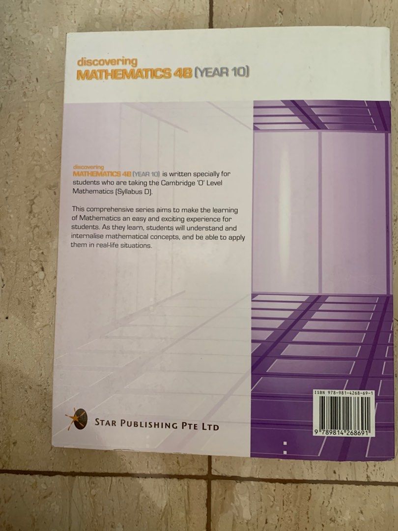 Discovering mathematics 4B (Year 10), Buku & Alat Tulis, Buku Pelajaran ...