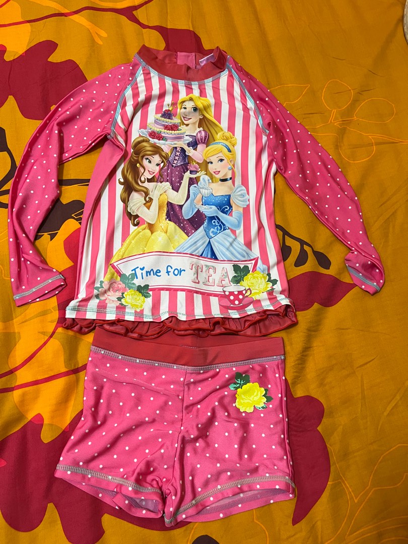 Disney Princess swimwear, Babies & Kids, Babies & Kids Fashion on Carousell