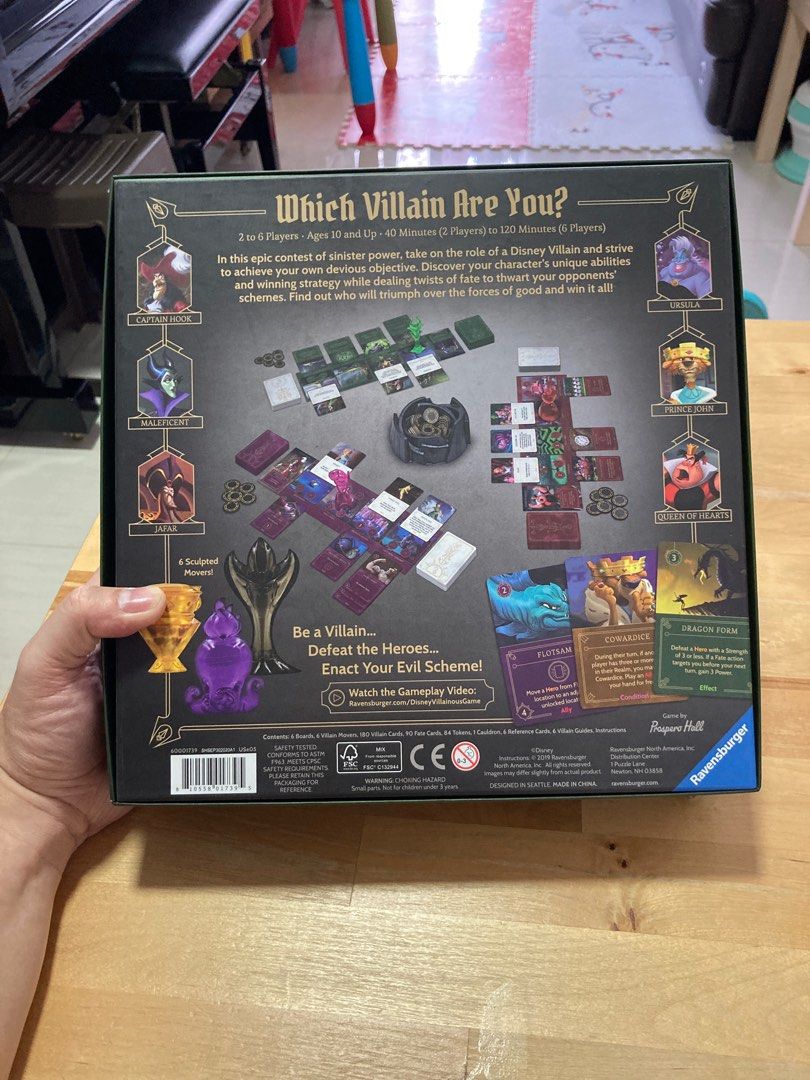 Disney Villainous Board Game, Hobbies & Toys, Toys & Games on Carousell