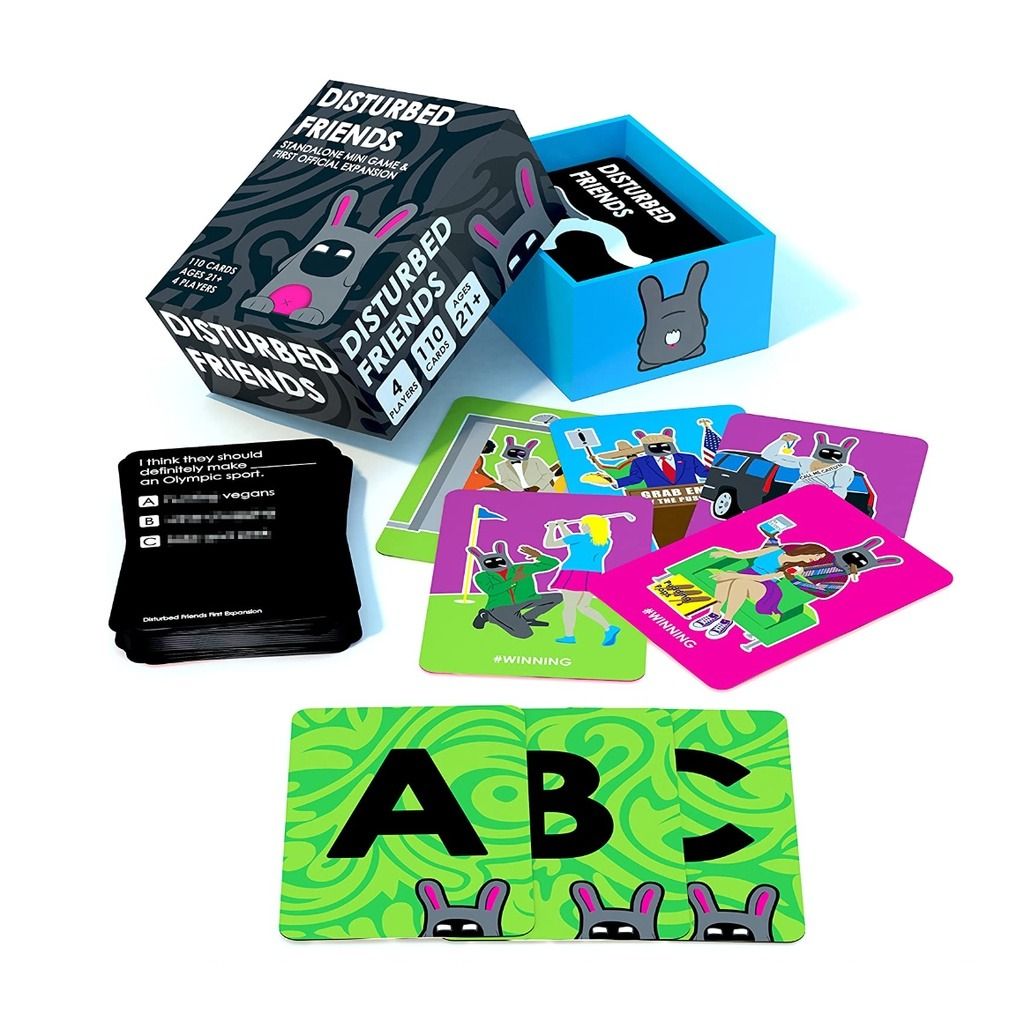 Disturbed Friends Party Game Board Game Card Game, Hobbies & Toys, Toys ...