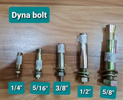 Dyna Bolt / Concrete Expansion Bolt 1/4" 5/16" 3/8" 1/2" 5/8" (per pc ...